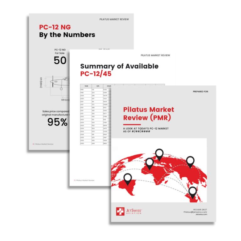Pilatus Market Review (PMR) - JetSwiss